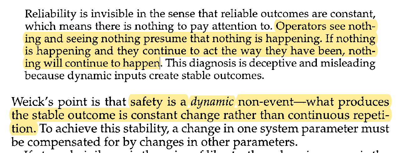 Safety as a dynamic non-event – SafetyInsights.org