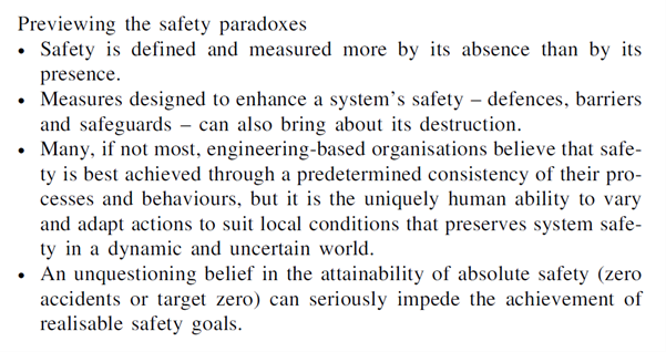 Safety paradoxes and safety culture – SafetyInsights.org
