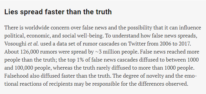 The Spread of True and False News Online – SafetyInsights.org