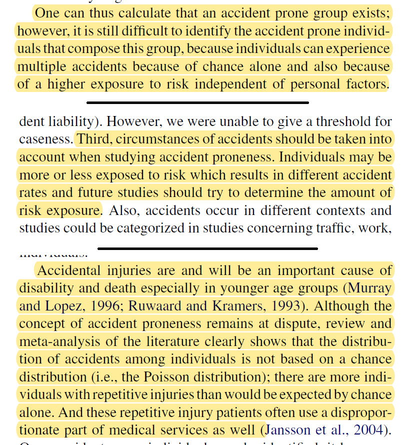Does Accident Proneness exist? A meta-analysis suggests ‘Yes’ – SafetyInsights.org