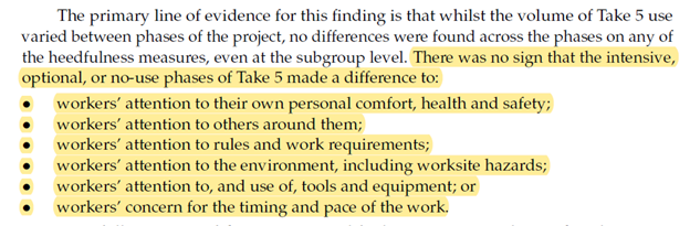 Should We Cut the Cards? Assessing the Influence of “Take 5” Pre-Task ...
