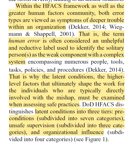Understanding Human Error in Naval Aviation Mishaps – SafetyInsights.org