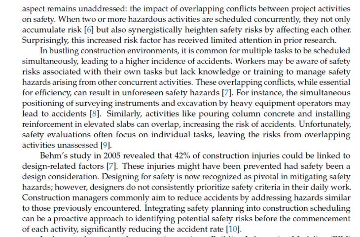 Managing Safety Risks from Overlapping Construction Activities: A BIM ...