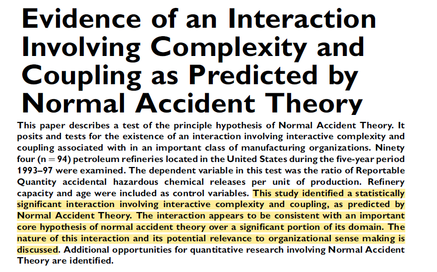 Evidence of an Interaction Involving Complexity and Coupling as ...