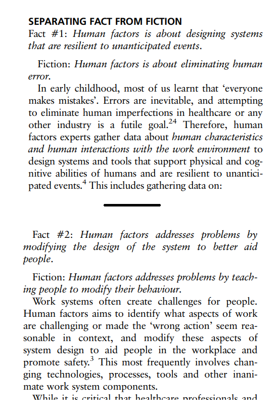 The science of human factors: separating fact from fiction ...