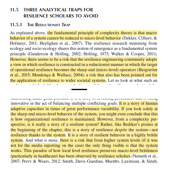 Foundations of Safety Science: Resilience Engineering and 3 analytical ...