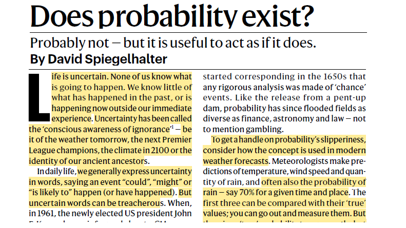 Does probability exist? – SafetyInsights.org