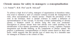 Chronic unease for safety in managers: a conceptualisation ...