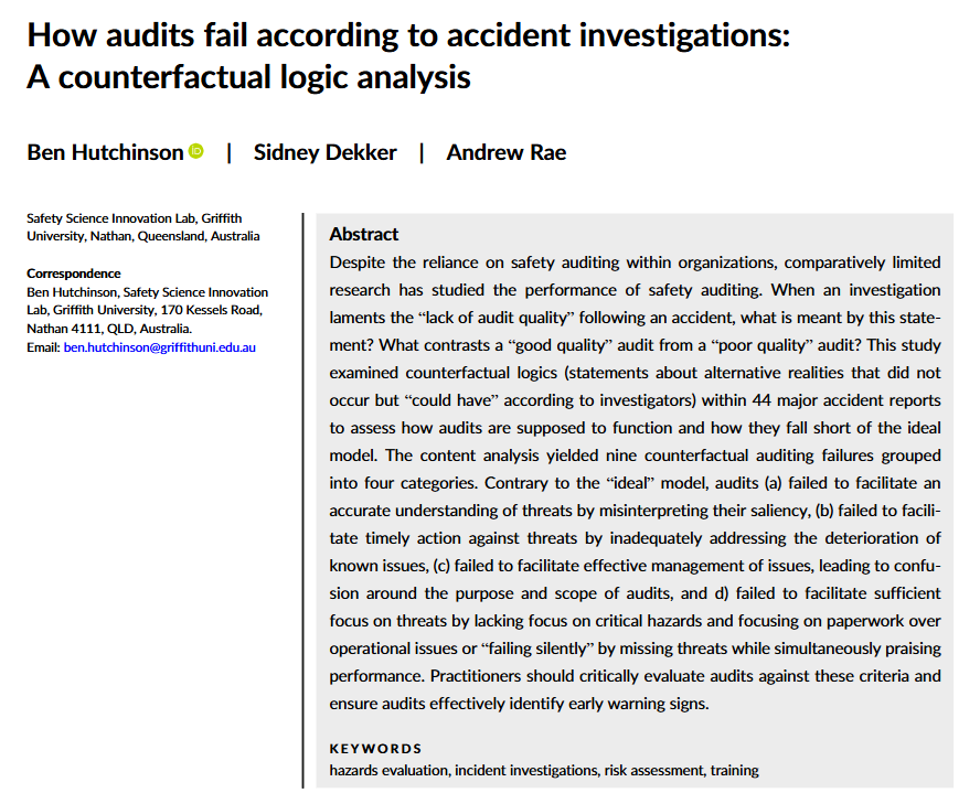 Failing audits and ‘comprehensively shallow’ evaluations of system ...