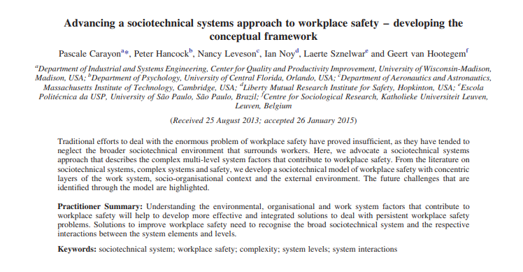 Compendium of Nancy Leveson: STAMP, STPA, CAST and Systems Thinking ...