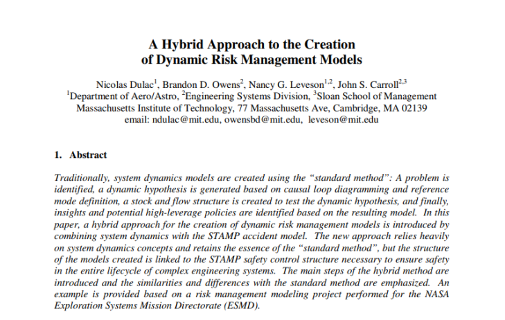 Compendium of Nancy Leveson: STAMP, STPA, CAST and Systems Thinking ...