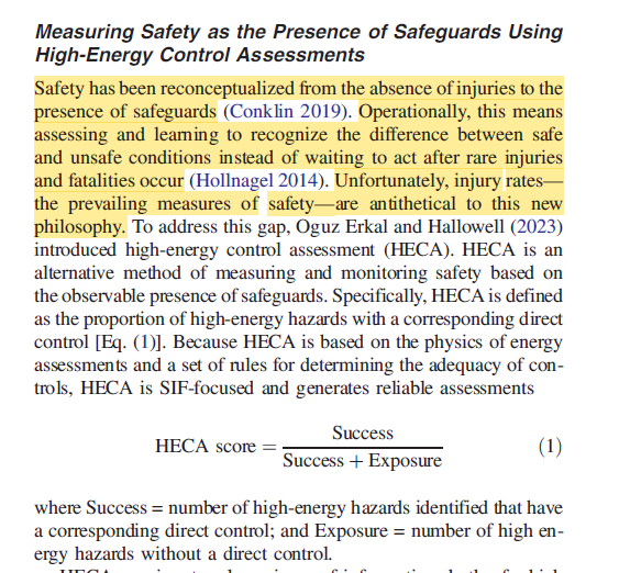 Impact of Energy-Based Safety Training on Quality of Prejob Safety ...