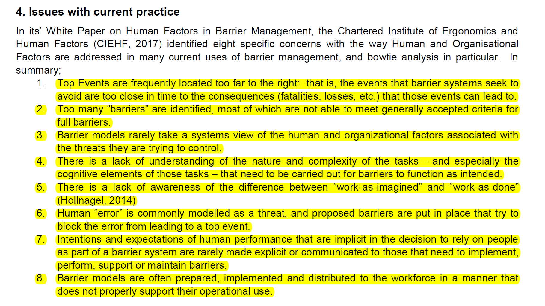 Barriers, critical controls and the problems of seeing people as a ...