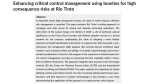 Enhancing critical control management using bowties for high ...