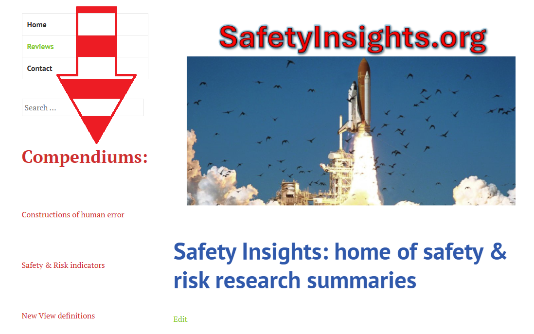 SafetyInsights.Org Research Compendiums: thirst trapping scientific ...